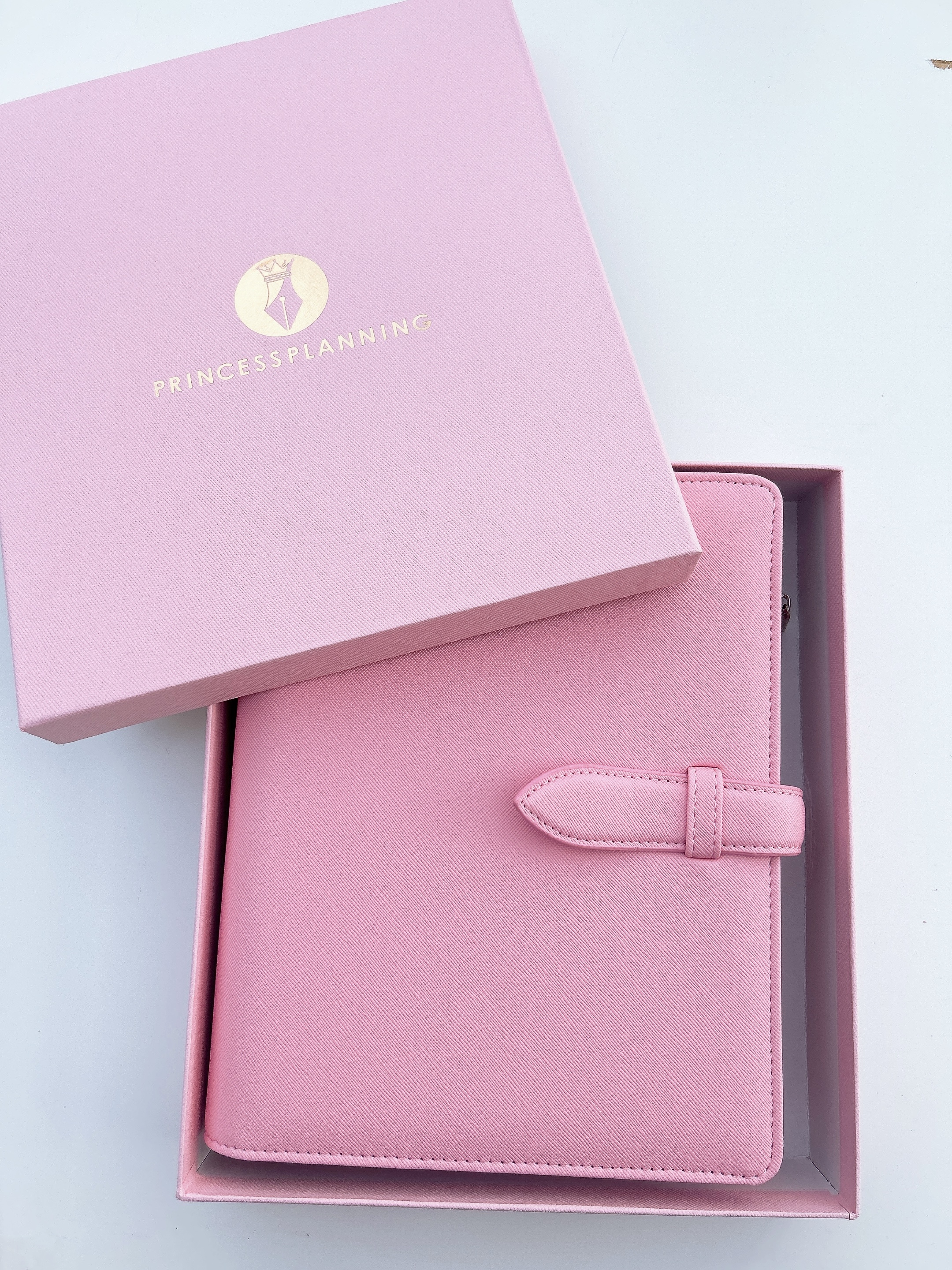 New Boxed Grande Premium Pastel Pink Planner