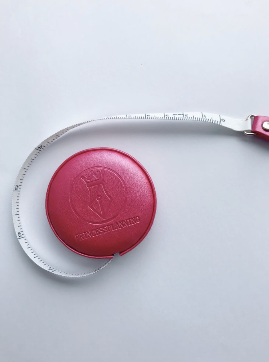 Princess Planning Official Retractable Tape Measure