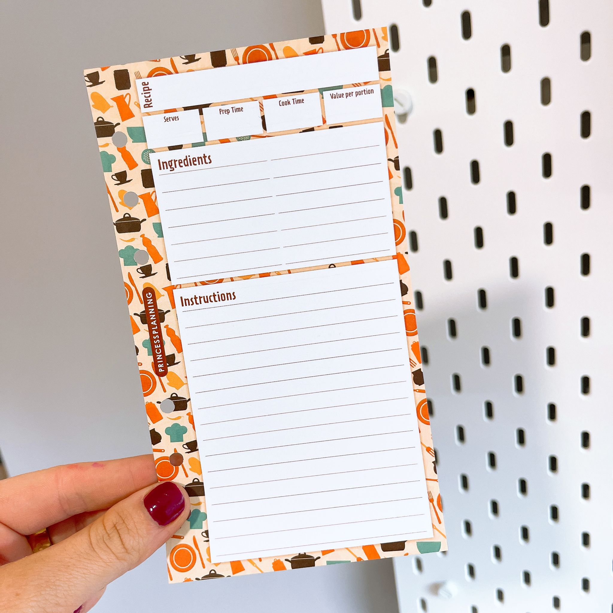 Petite Recipe Inserts