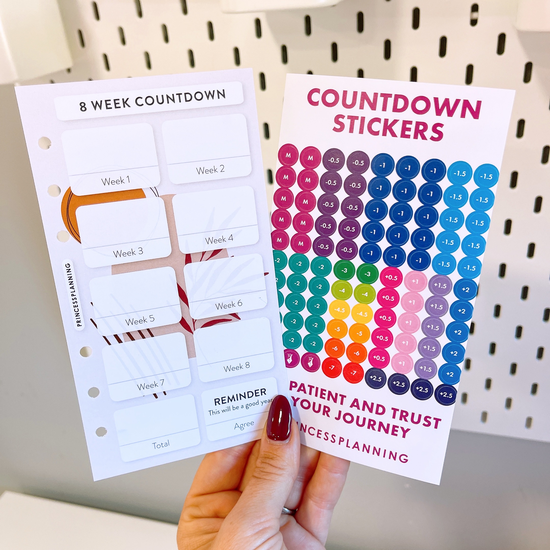 Petite Planner - 8 Week Countdown New Year Theme - Reminder - This will ...