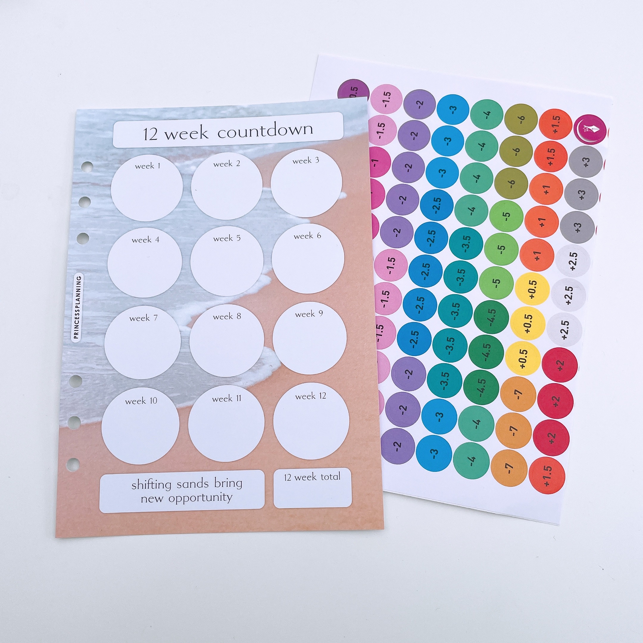 12 Week Countdown Insert -Shifting Sands Bring New Opportuntity